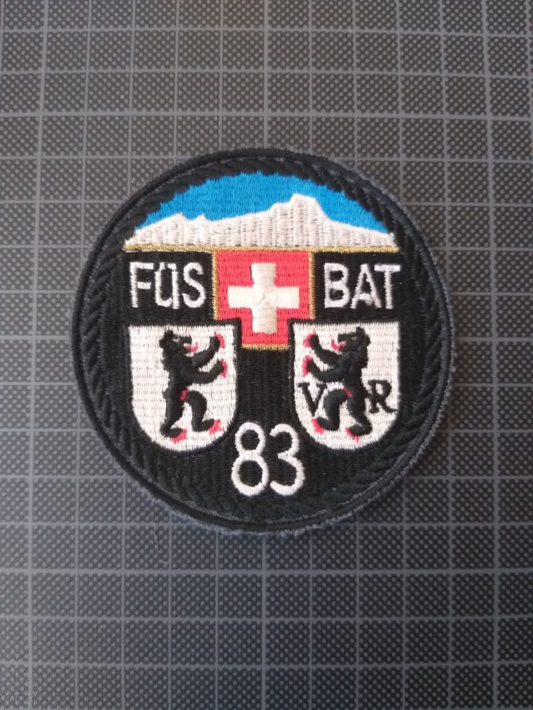 Verbandsabzeichen Füs Bat 083 Stabskp - SwissMilitaria.ch