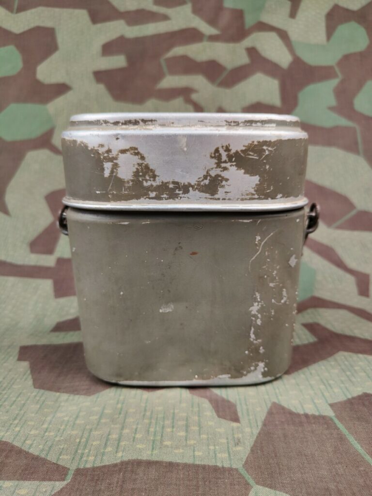 Einzelkochgeschirr Ord. 1898/1914 grün, Merker - SwissMilitaria.ch