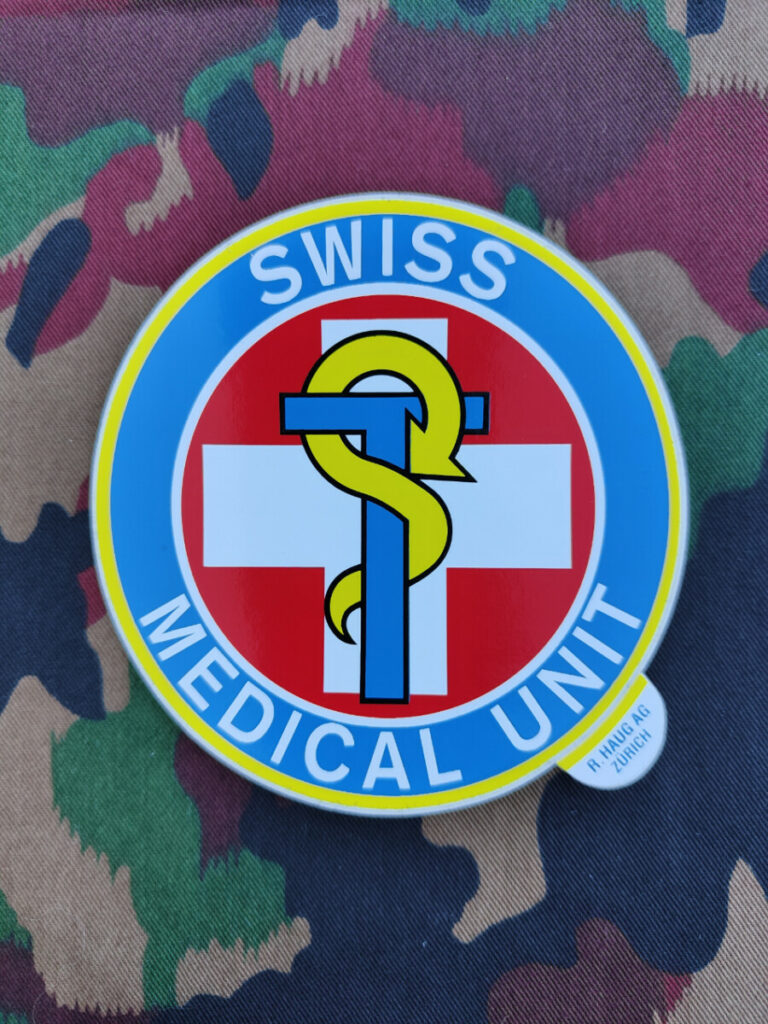 Aufkleber SWISS MEDICAL UNIT - SwissMilitaria.ch
