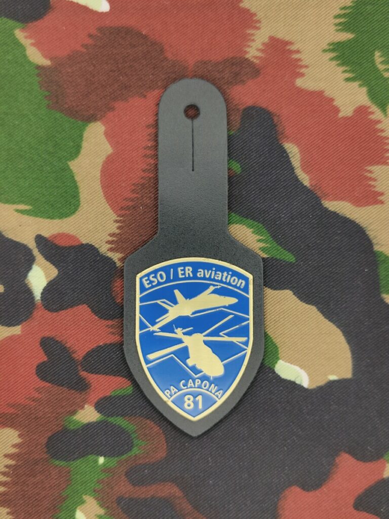 Brusttaschenanhänger ESO / ER aviation PA CAPONA 81 - SwissMilitaria.ch
