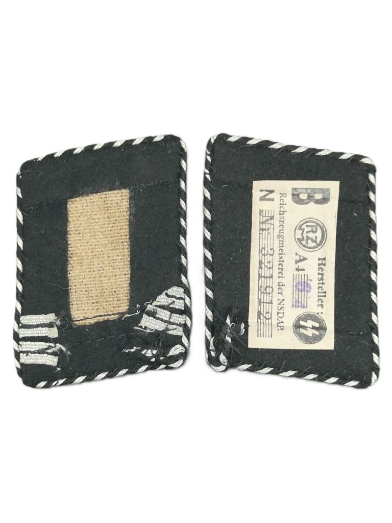 Kragenspiegel, Waffen-SS, (04) SS-Rottenführer, Reproduktion, Set ...